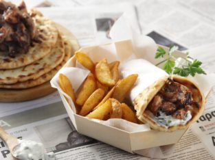 Tasty Greek Pork Gyro Recipe | Akis Kitchen - Furilia | Your Daily Fix ...