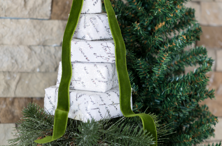 A Lovely Little Crafty Decor Object - Stacked Box Christmas Tree ...