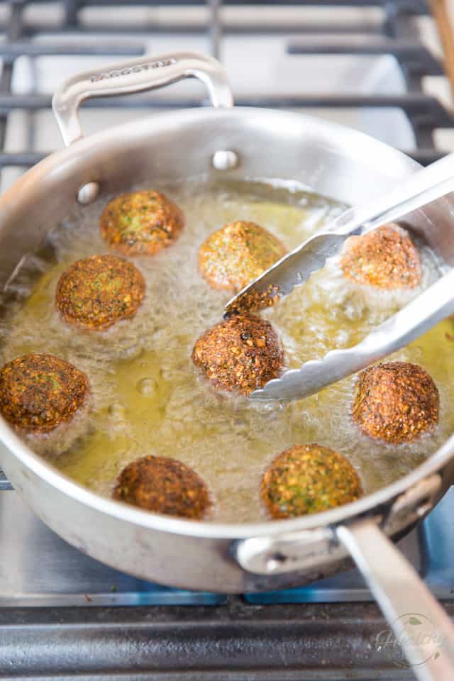 Delicious Falafel with Garlic Tahini Sauce Recipe